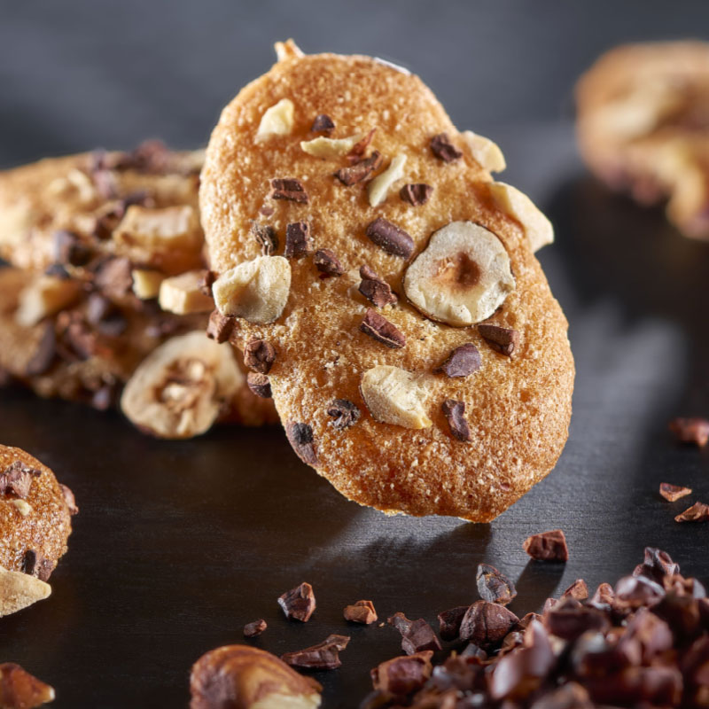 Croquants Noisettes et Fèves de cacao – Cafés Di-Costanzo